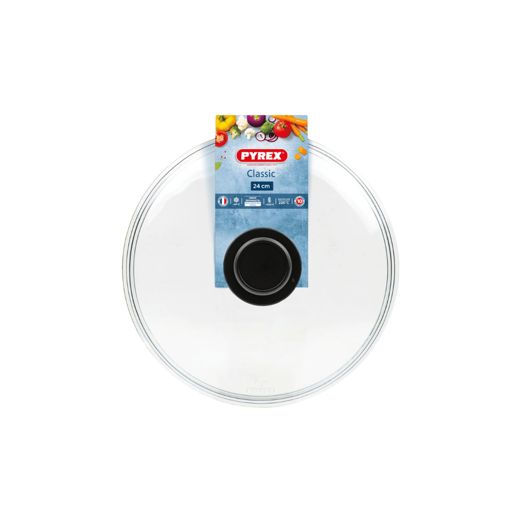 PYREX Tampa 24cm - Vedação Segura para Suas Tigelas e Travessas